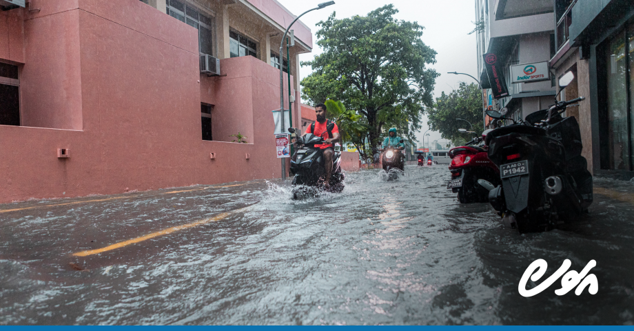 Temporary drainage systems installed to address flooding in Male ...